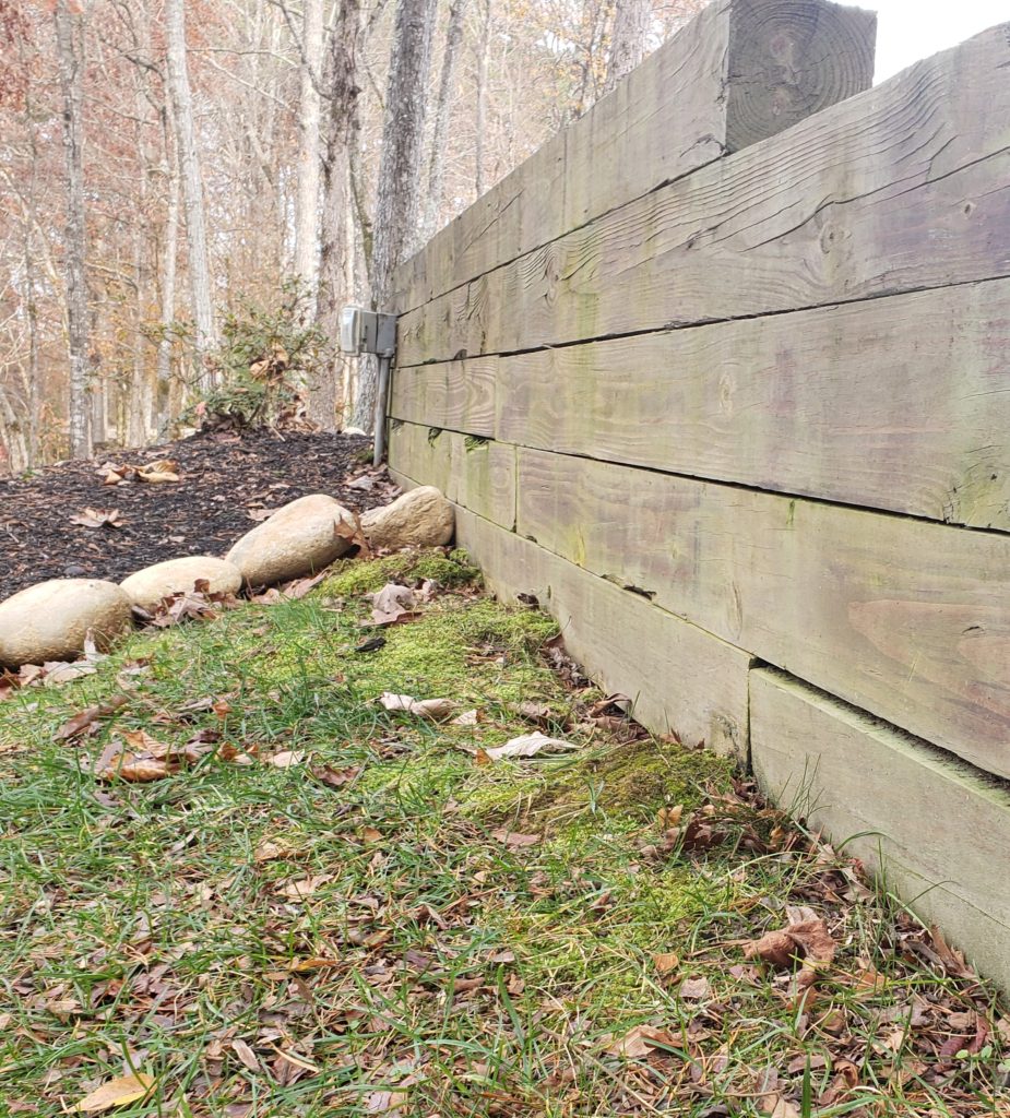 Wood Retaining Wall Wood Retaining Wall Retaining Wall